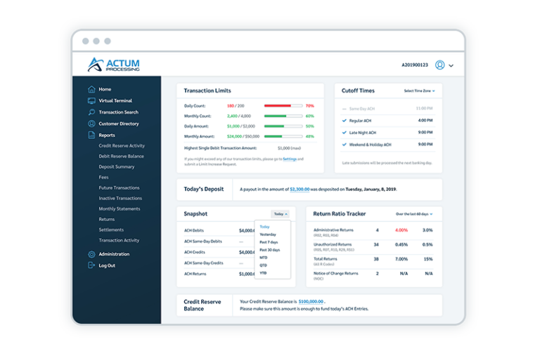 Actum Processing - Fast, Secure, and Reliable ACH Payments
