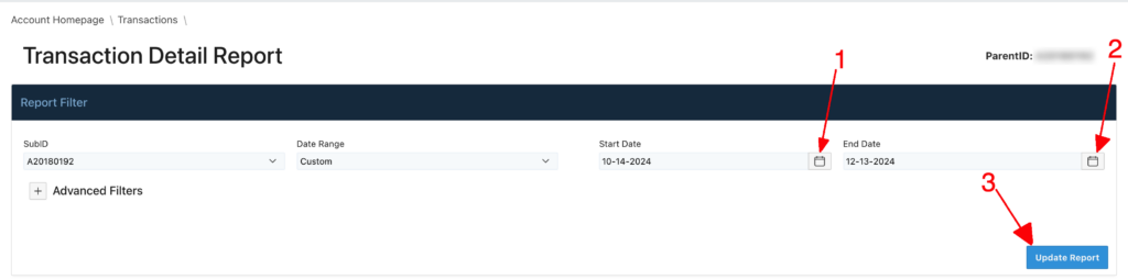 Accessing the Return Report - Actum Processing