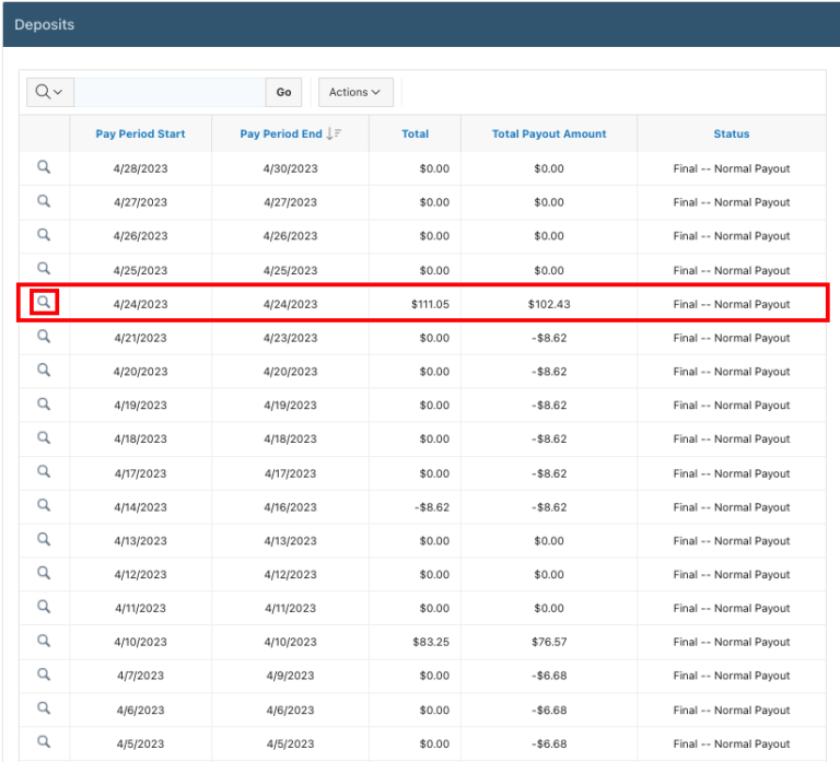 Deposits Report: How to Access and Use via Actum Portal