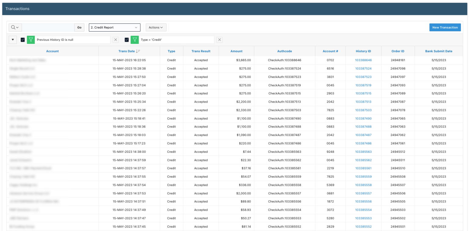 Credit Reserve Report: Understanding the Report via Actum Portal
