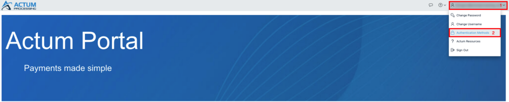 Multi-Factor Authentication (MFA): How to Use via Actum Portal