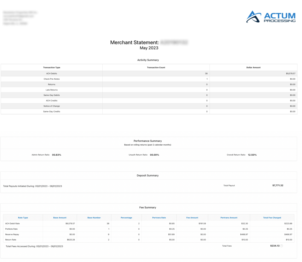 Monthly Statements: How to Find and Download via Actum Portal