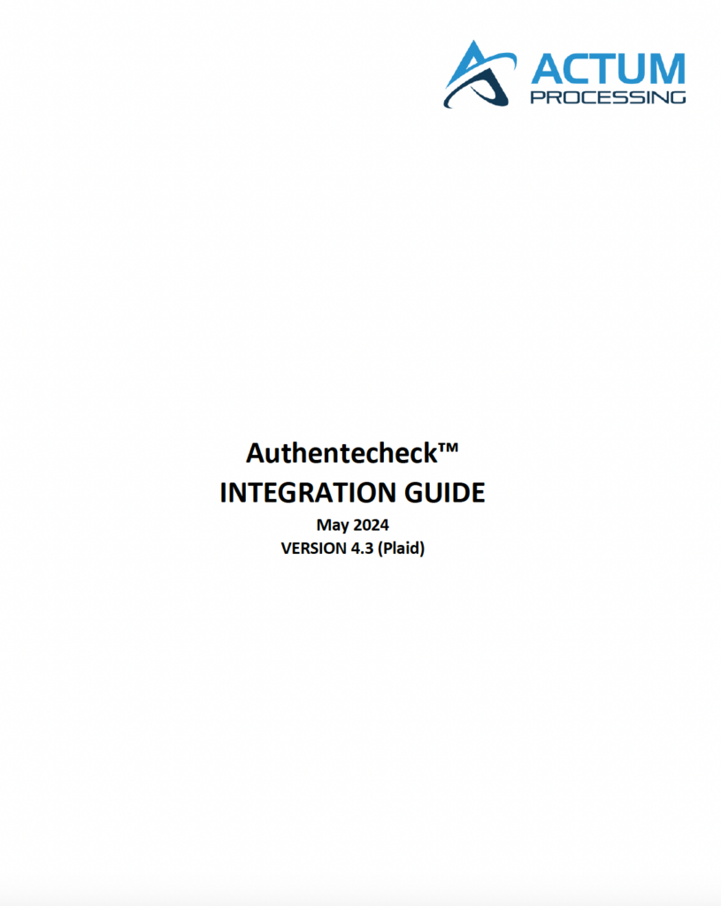 Documents - Actum Processing