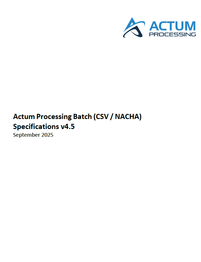 Documents - Actum Processing